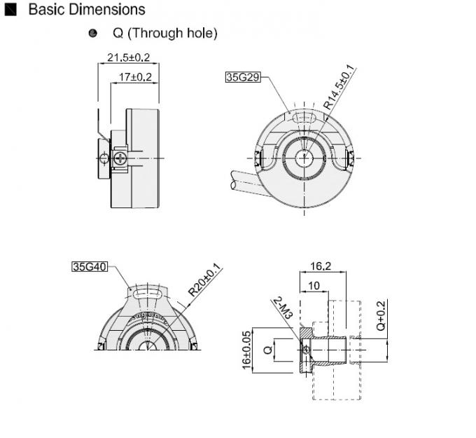 Taper Shaft Hollow Shaft Incremental Encoders KN35 Thickness 35mm ... Taper Shaft Hollow Shaft Incremental Encoders KN35 Thickness 35mm ...
