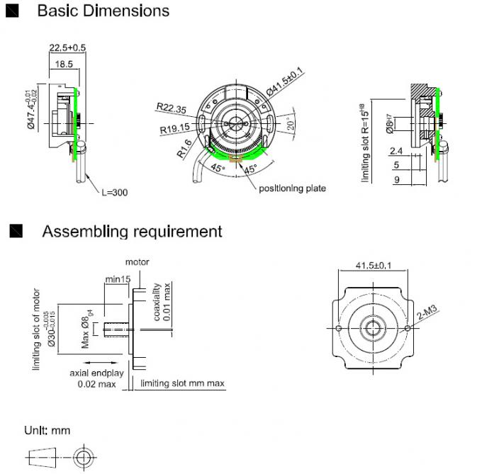 8mm Dia Shaft Rotary Encoder Module , Optical Encoder Module CW Direction