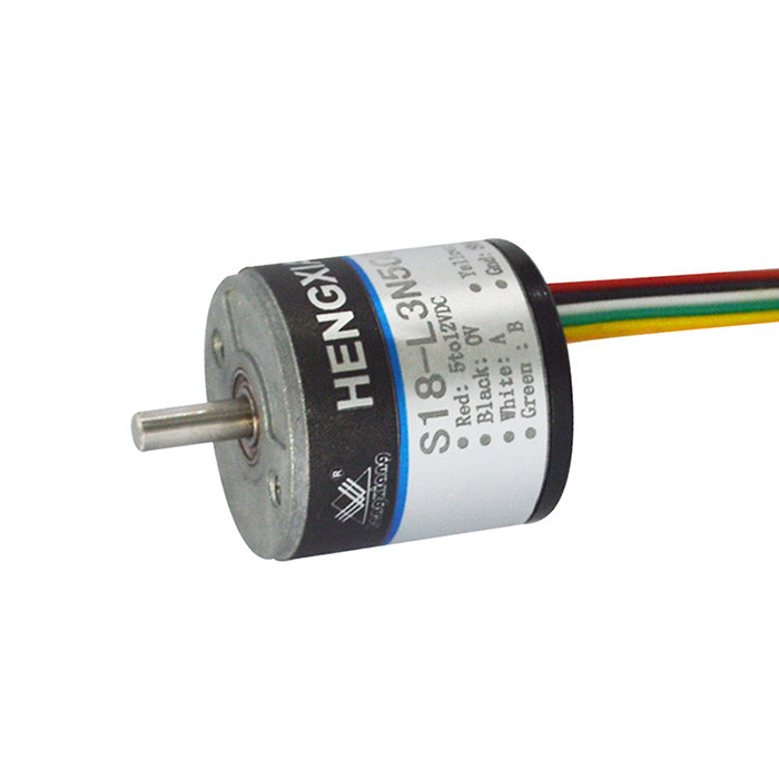 Solid Shaft 2.5mm Miniature Rotary Encoder , ABZ Phase Resolution 360 ...