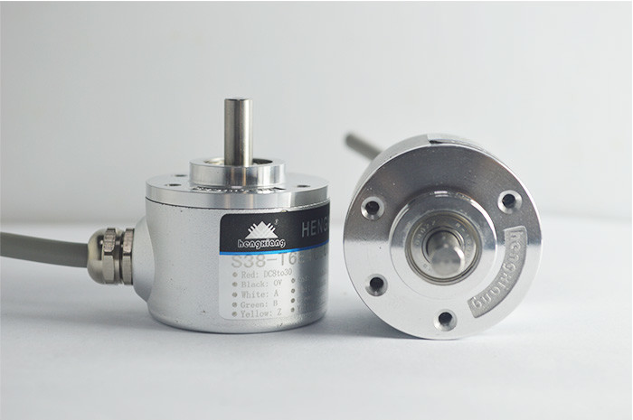 Photoelectric Optical Rotary Shaft Encoder 300KHZ Solid Shaft 6mm With ...