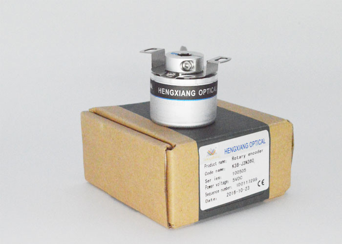 K38 Through Hole Encoder / 6.35mm Optical Shaft Encoder For Distance ...